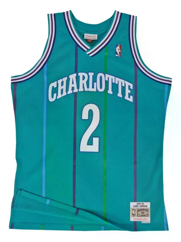 Mitchell & Ness X Nba Charlotte Hornets 92 Larry Johnson Swingman Road Tank Top - Green