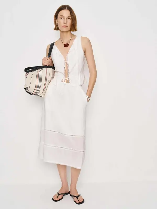 REFORMATION Ainsley Two Piece Set - White