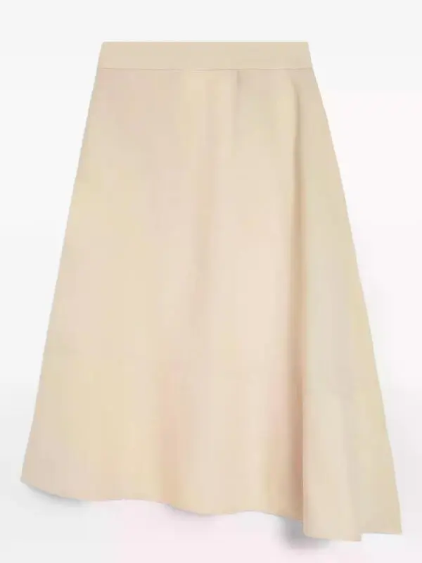 JIL SANDER Wool Asymmetric Skirt