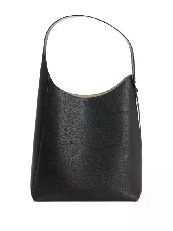 Tory Burch Leather Romy Shoulder Bag - Black