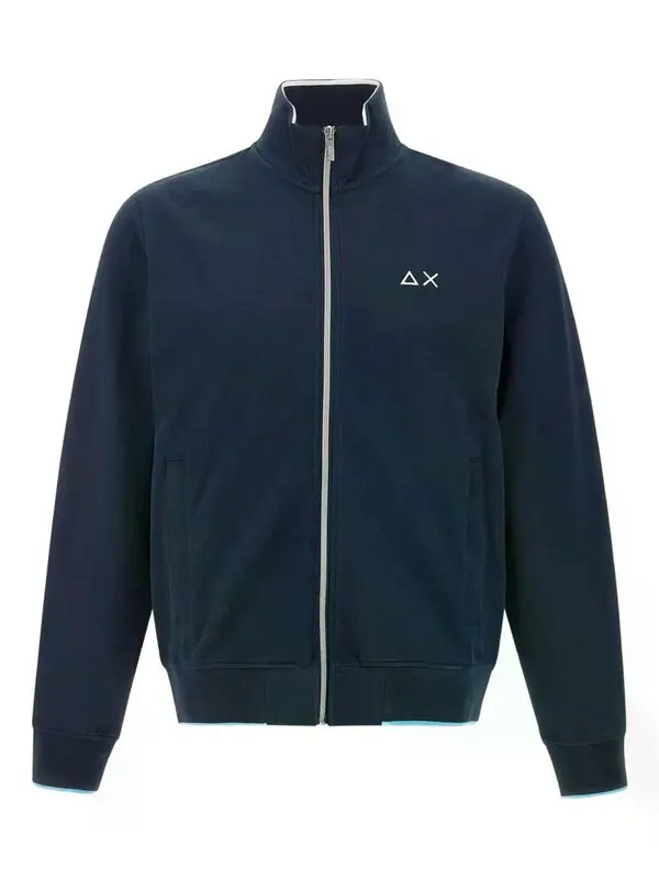 SUN 68 Zip-up Sweatshirt - Blue