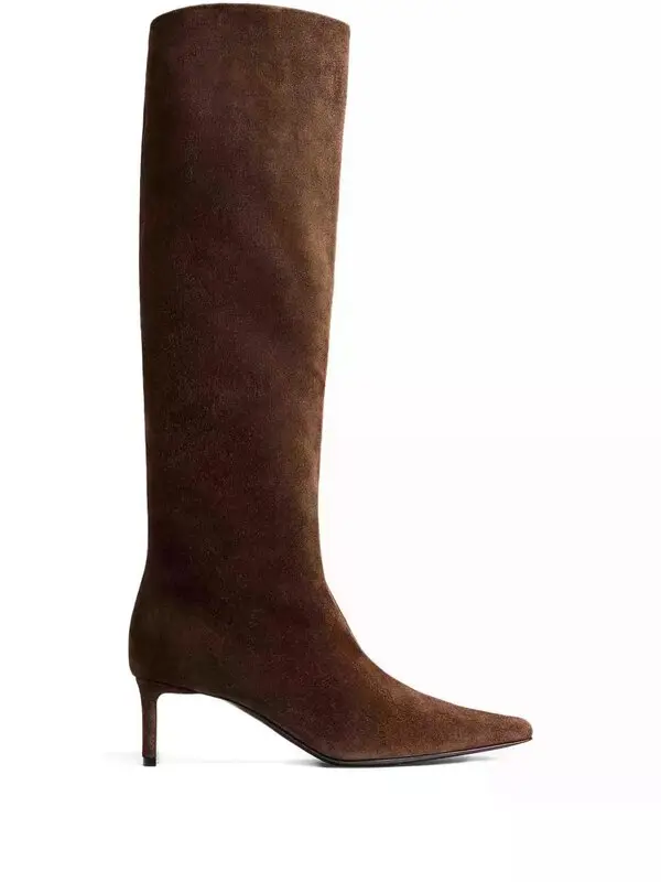 Khaite Ona High Boots - Brown