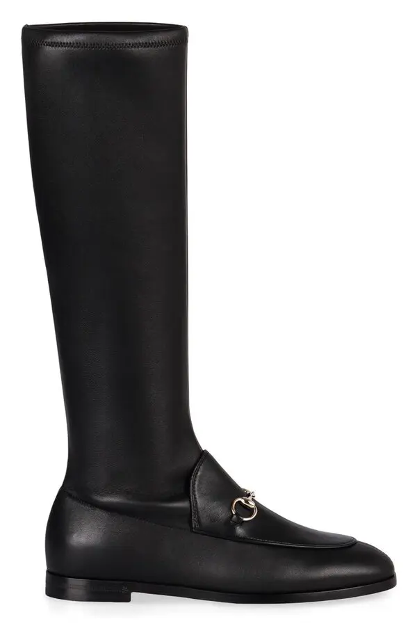 Gucci Jordaan Leather Boots