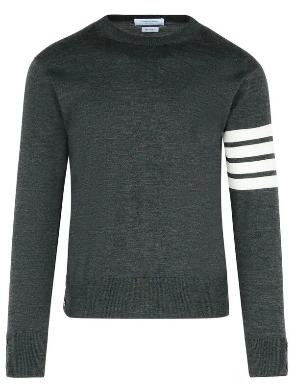 Thom Browne Crewneck Sweater - Grey