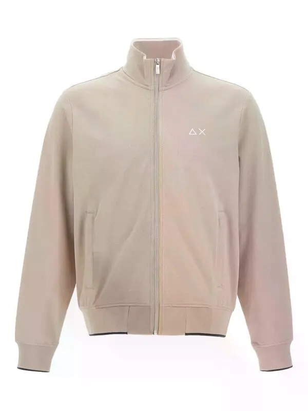 SUN 68 Zip-up Track Jacket - Neutrals