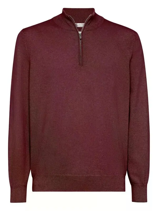 Brunello Cucinelli Cashmere Sweater - Red