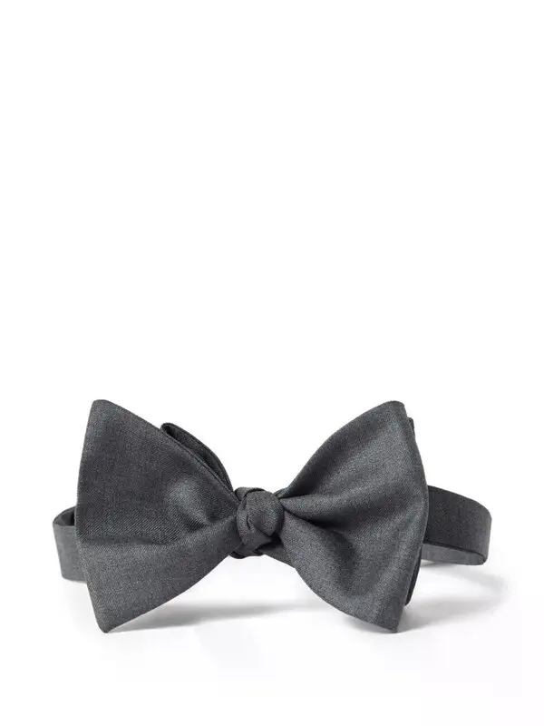 Brunello Cucinelli Mélange Bow Tie - Grey