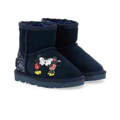 MASTER OF ARTS Mickey + Minnie Glitter Tab Winter Boots