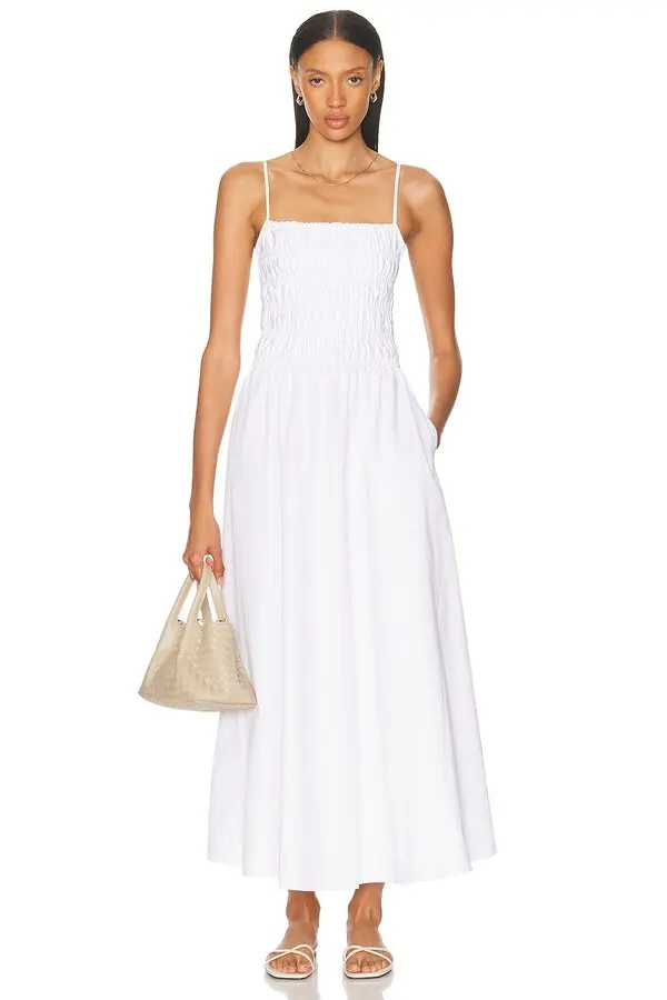 Solid & Striped The Delta Dress - Marshmallow