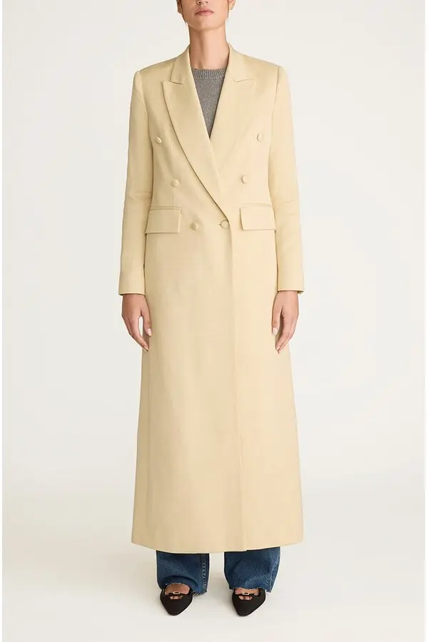 Rebecca Taylor Viscose Slub Blazer Coat