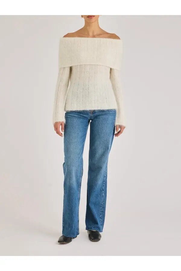 Rebecca Taylor Miro Suri Alpaca Blend Sweater