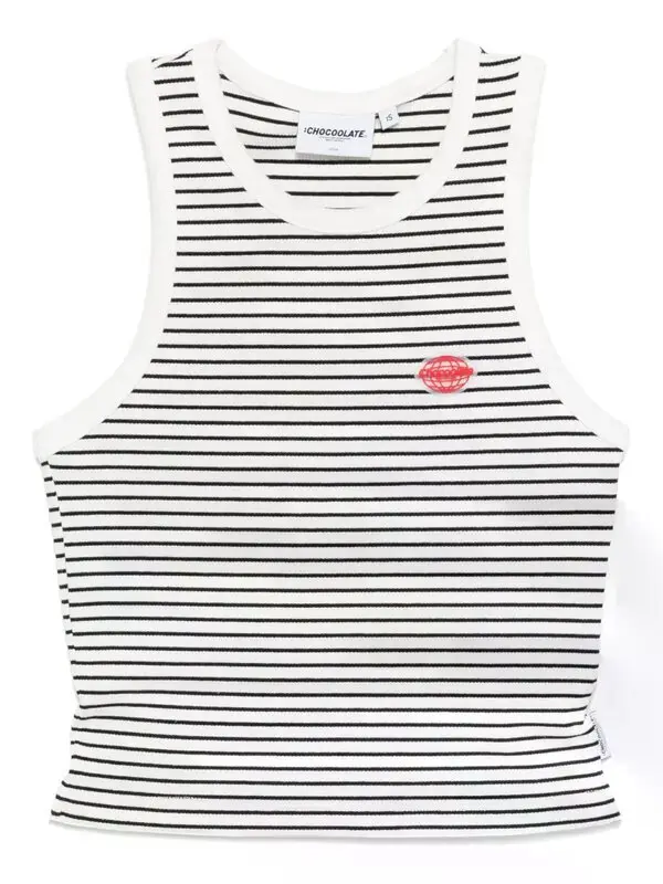CHOCOOLATE Ribbed Tank Top - Neutrals