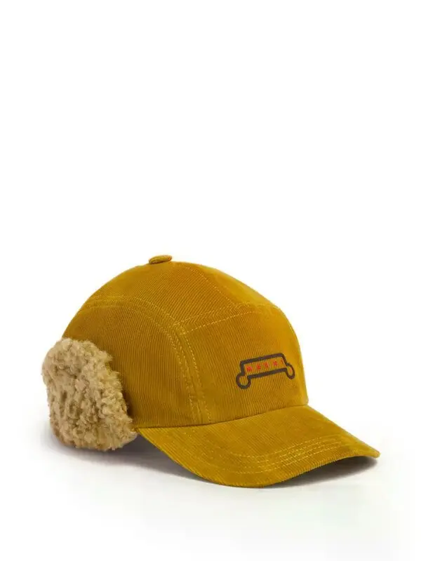 Marni Brushed Cap - Yellow