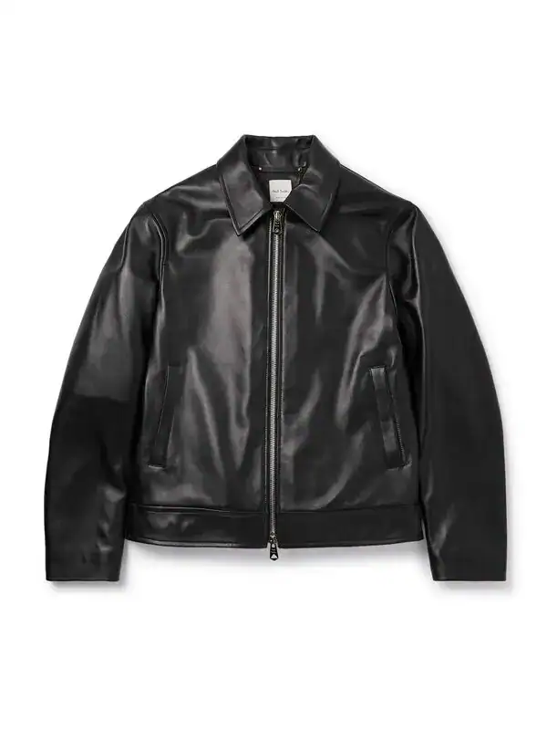 Paul Smith Leather Jacket - Black | Editorialist