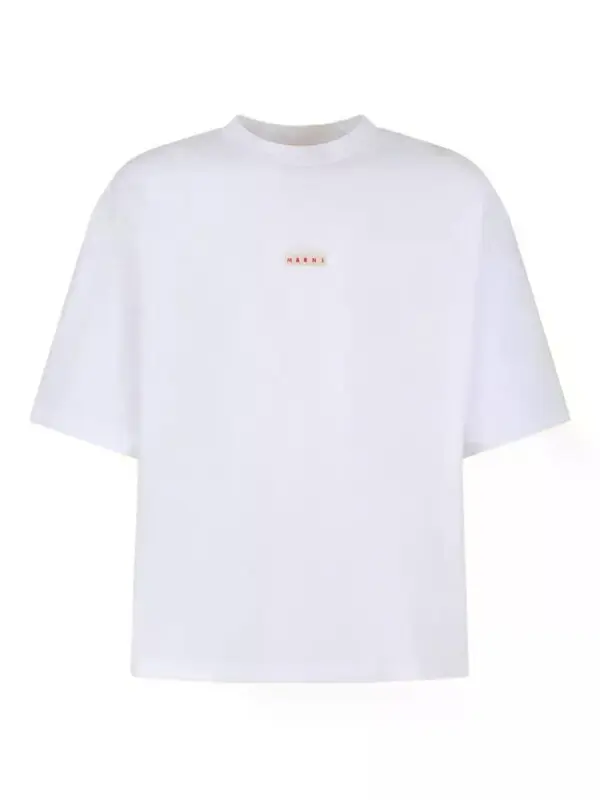 Marni Embroidered Logo T-shirt - White