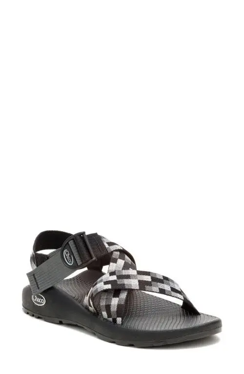 CHACO Mega Z Classic Sandal - Pixel Black/ White