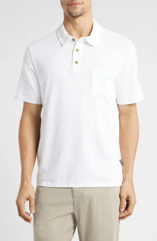 FREE FLY Current Performance Polo - Bright White