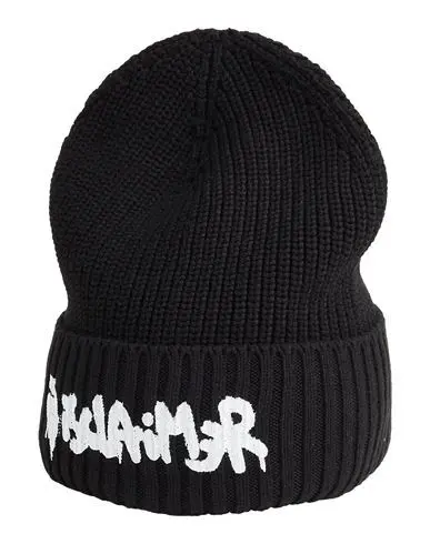 DISCLAIMER Knitted Beanie - Black