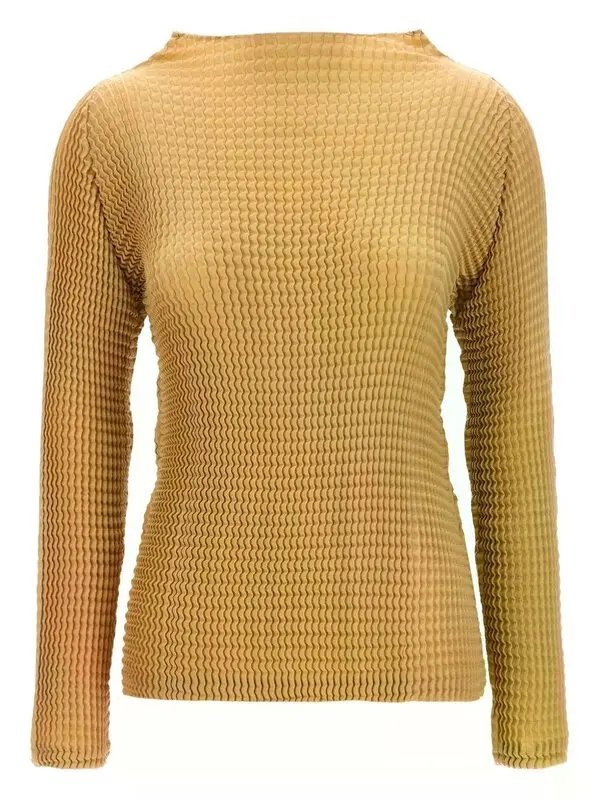 Issey Miyake Long-sleeve Top - Neutrals