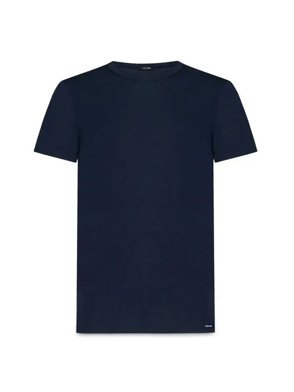 TOM FORD Navy Cotton T-shirt