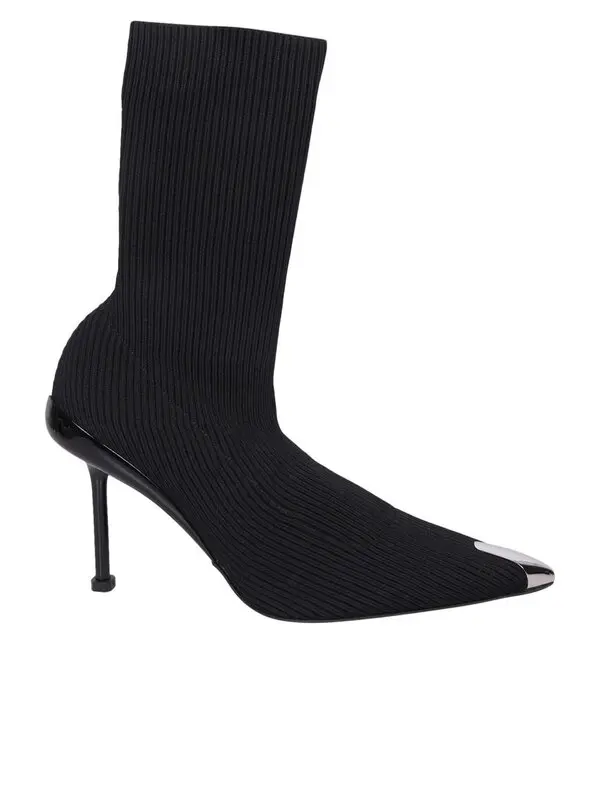 Alexander McQueen Pointed-toe Ankle Boots