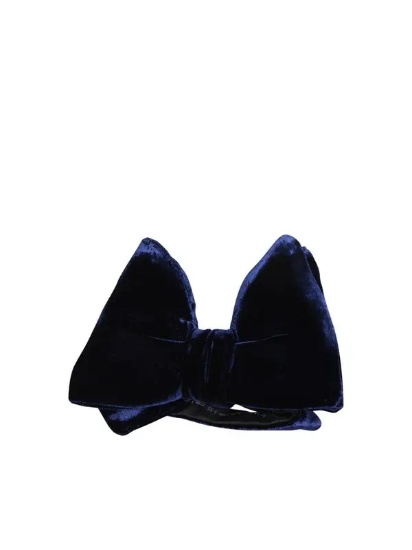 TOM FORD Velvet Bow Tie - Blue