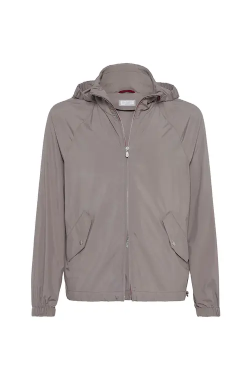 Brunello Cucinelli Outerwear With Hood - Grey