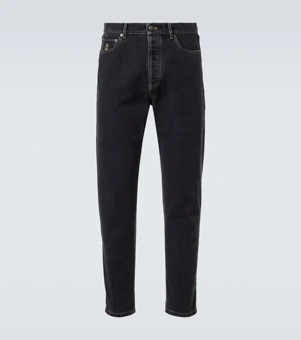 Brunello Cucinelli Mid-rise Slim Jeans