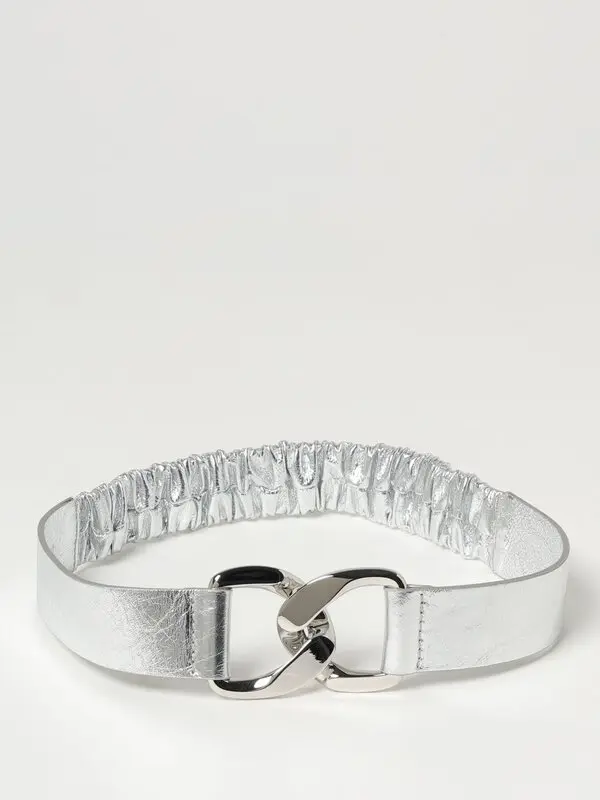 ORTIGNI Metallic Leather Belt