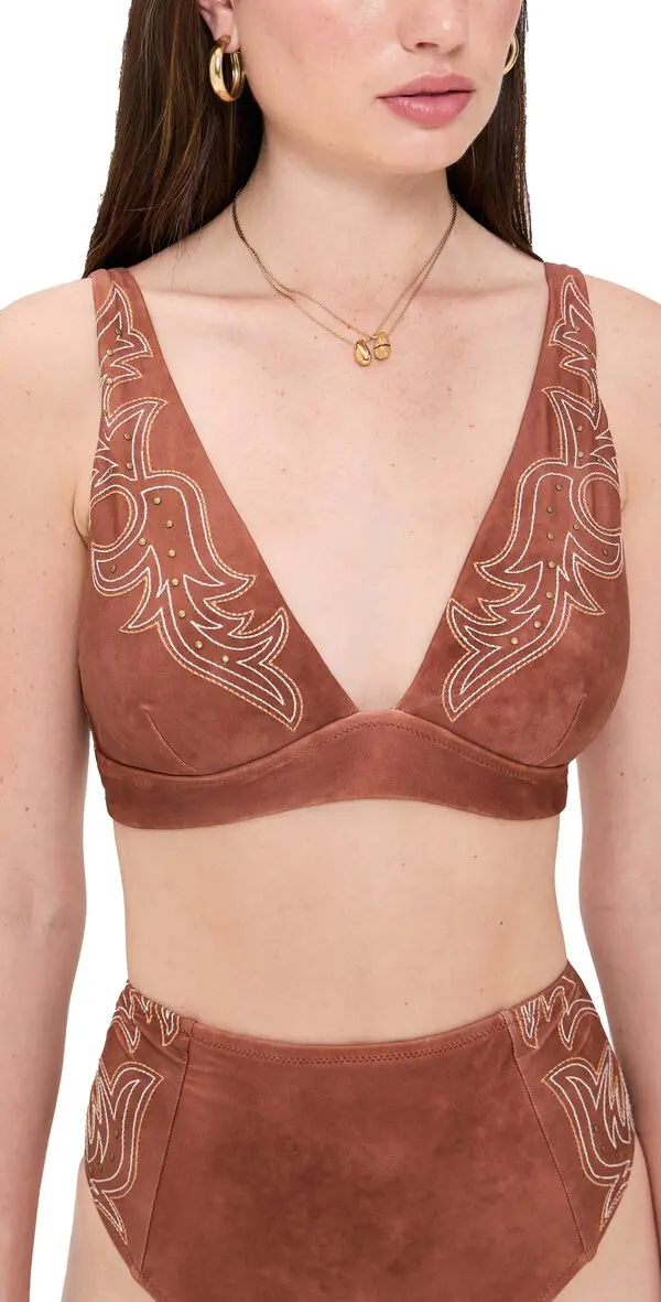 L'Agence Lexie Bolero Bikini Top