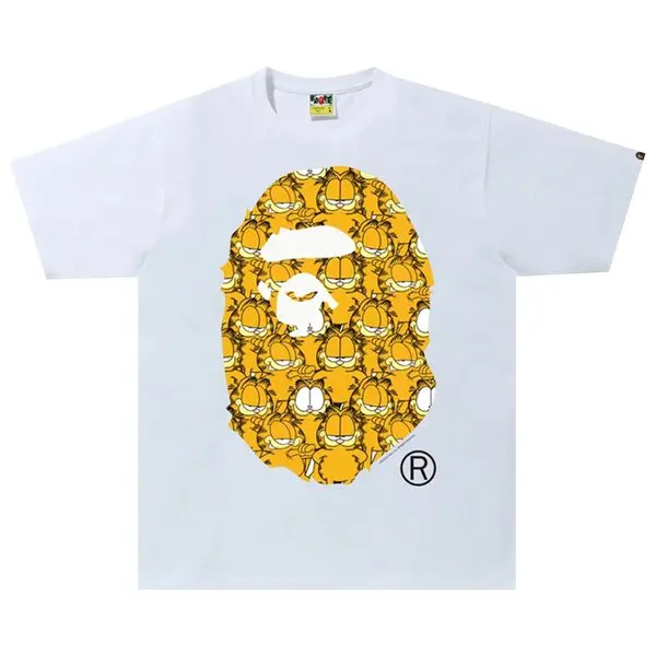 BAPE X Garfield #6 Tee - White