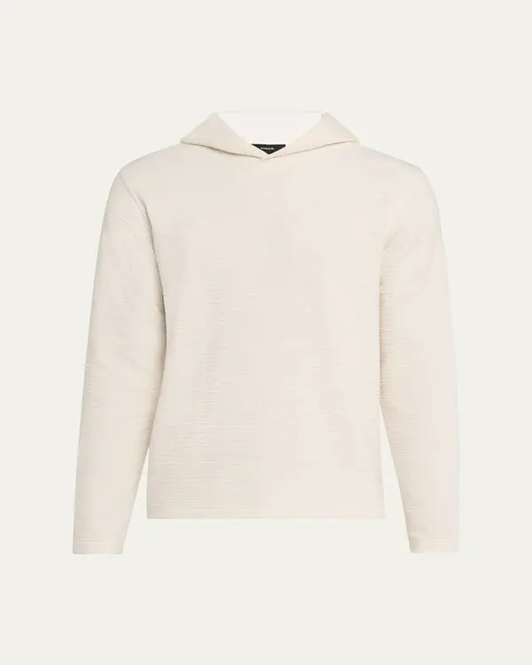 Vince Double-face Textured Hoodie