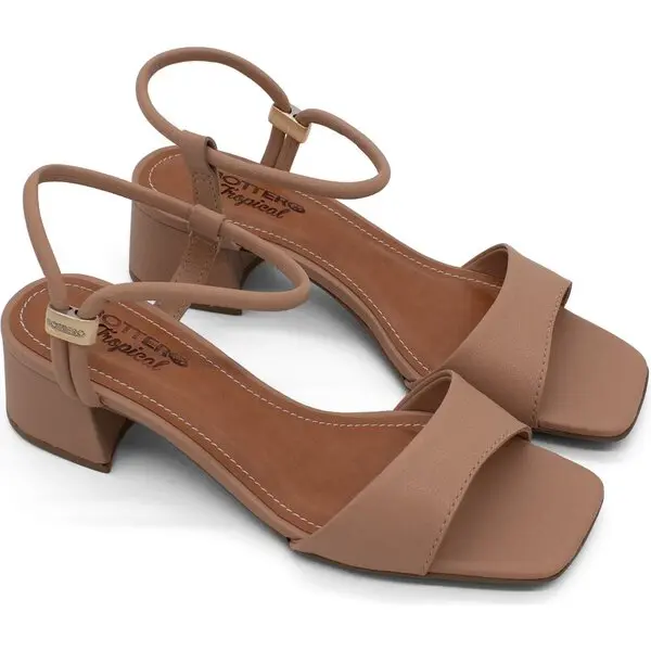 BOTTERO Sandals With Block Heel - Brown Sugar