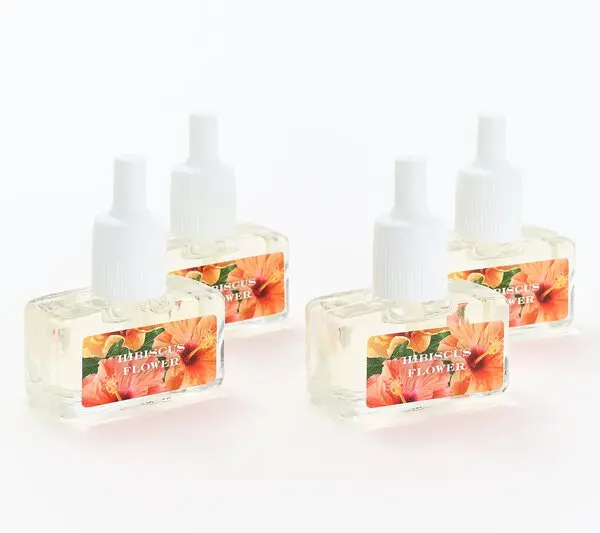 HOMEWORX BY SLATKIN + CO. As Is S/4 Hibiscusflower Diffuser