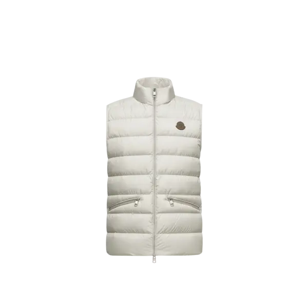 Moncler Treompan Down Vest - White