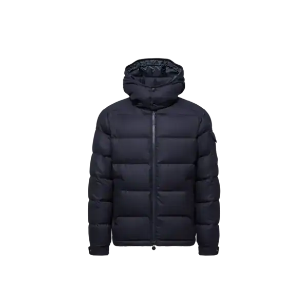 Moncler Montgenevre Short Down Jacket - Blue | Editorialist