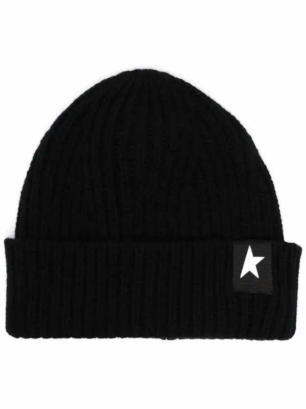 Golden Goose Star Beanie - 90100 Black