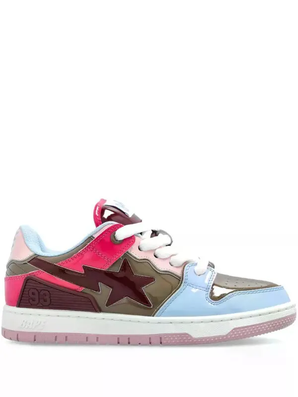 A BATHING APE® Sk8 Sta Bold #2 Star-embellished Sneakers