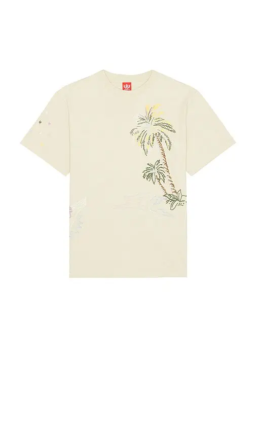 ICECREAM The Palms Short Sleeve Shirt In Cream