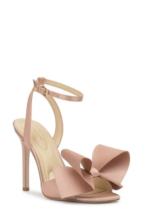 Jessica Simpson Olivine Ankle Strap Sandal - Blush Matte Satin
