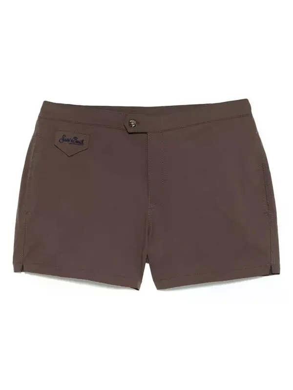 MC2 SAINT BARTH Harry Swim Shorts - Brown