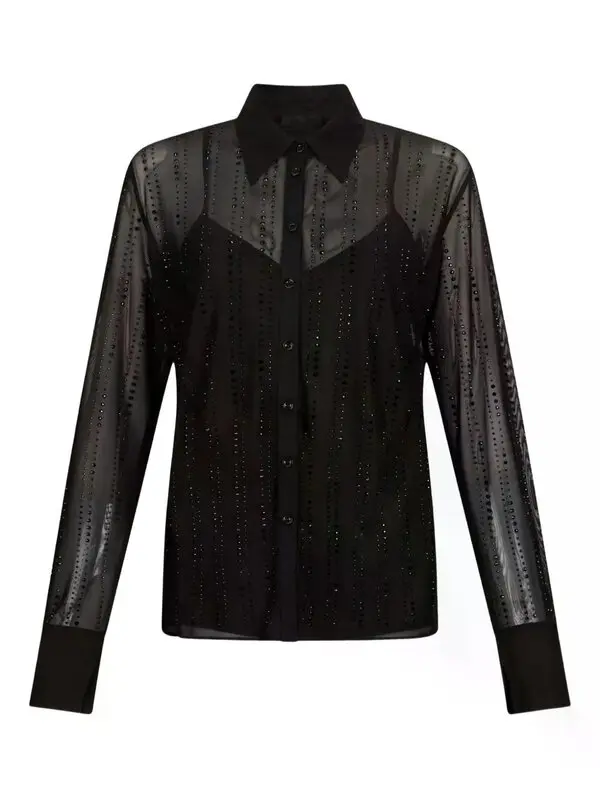 Liu Jo Button Down Tulle Shirt