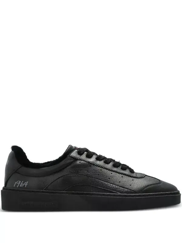 Dsquared2 Rider Leather Low-top Sneakers - Black