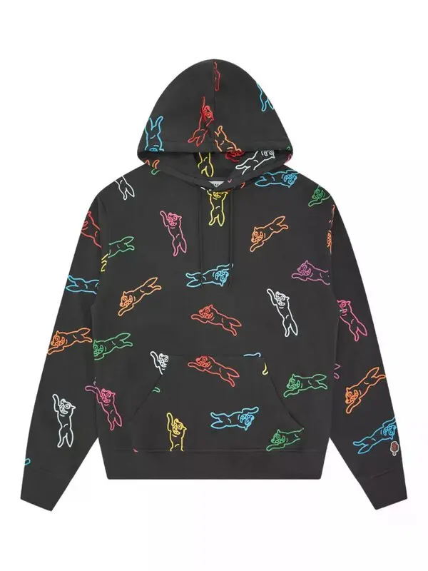 ICECREAM Graphic-print Hoodie - Black