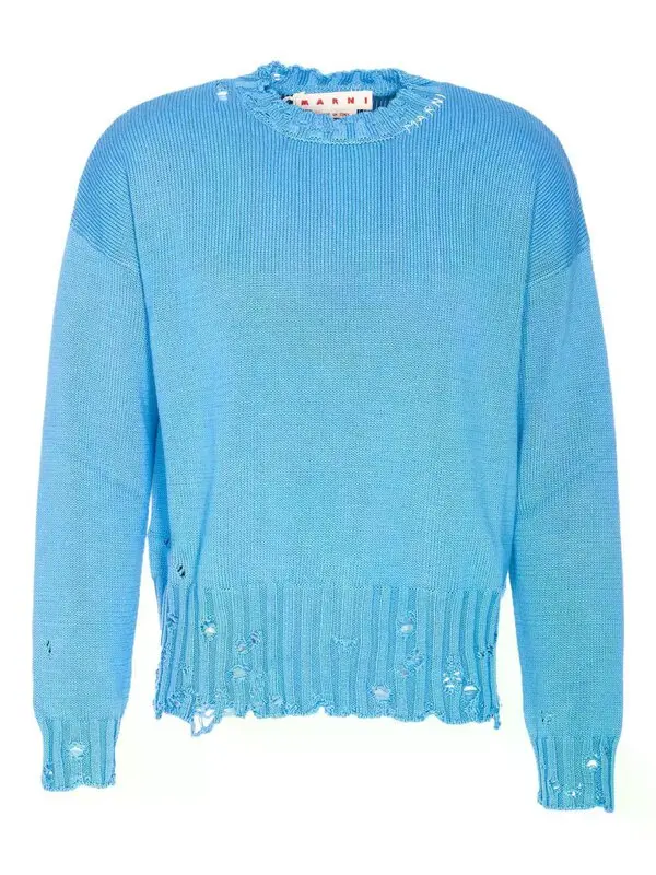 Marni Distressed-effect Jumper