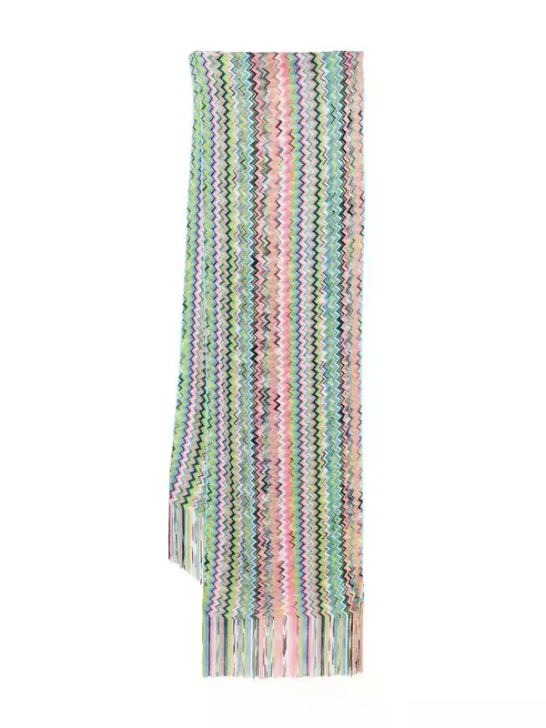 Missoni Zig Zag Scarf - Blue