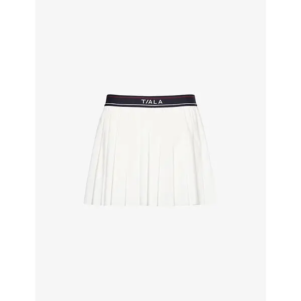 TALA Dayflex Logo Pleated Tennis Skort - Ivory