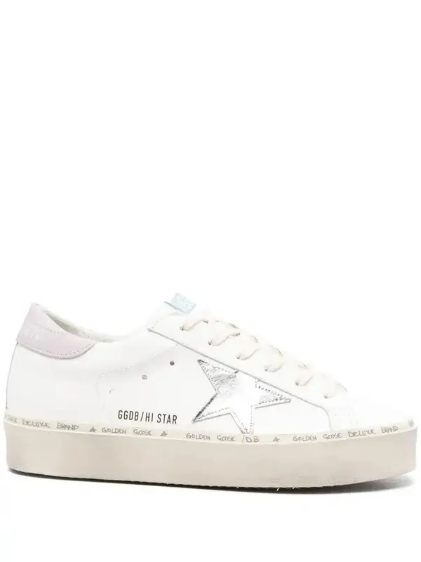 Golden Goose Hi Star Sneakers - White