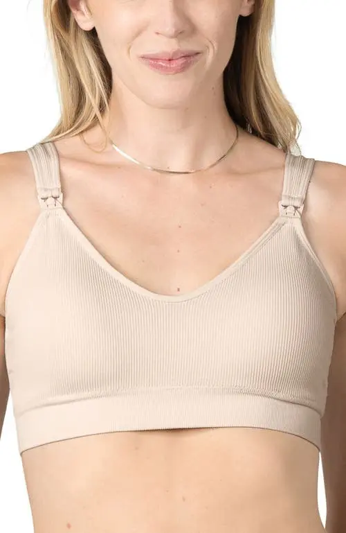 KINDRED BRAVELY Mia Maternity & Nursing Lounge Bra- Fits Sizes 30b-44d - Stone