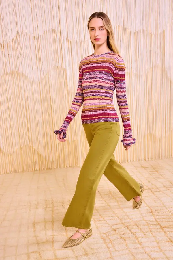 Ulla Johnson Maci Long Sleeve Knit Pullover - Prism